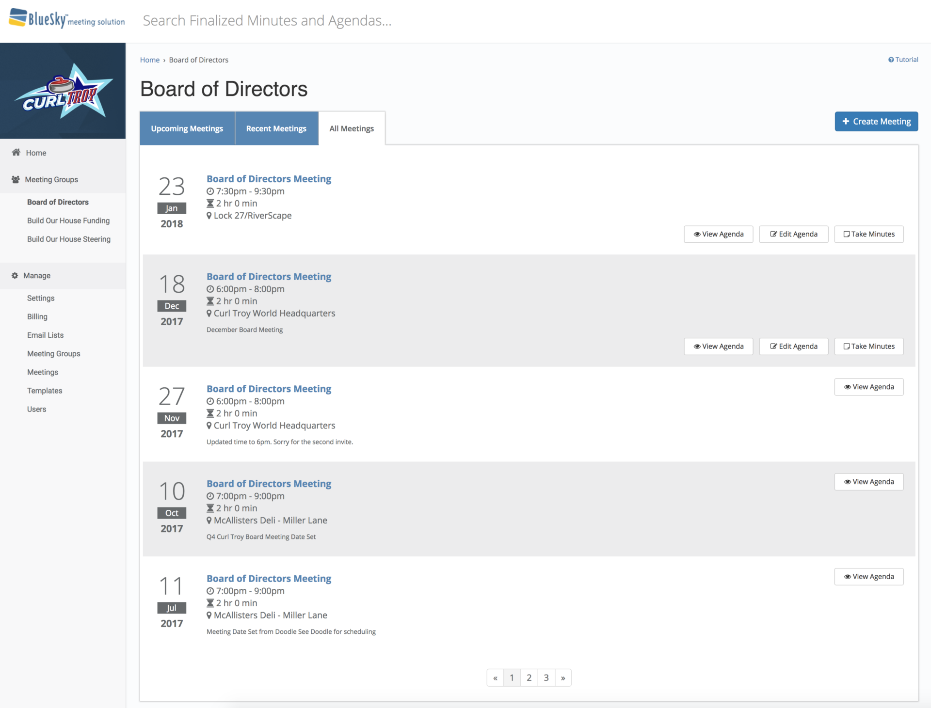 BlueSky | Paperless Board Meeting Software