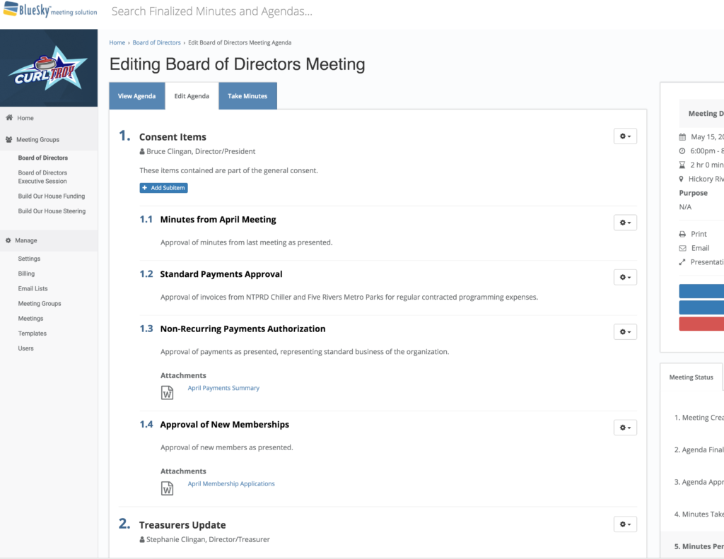 An In Depth Guide to Consent Agendas | BlueSky Meeting